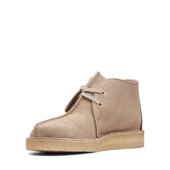 Clarks | Shoes | Clarksr Desert Trek Hi 5o Sand Suede Chukka Boot ...